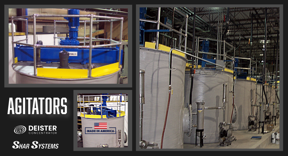 Agitators - Deister Concentrator